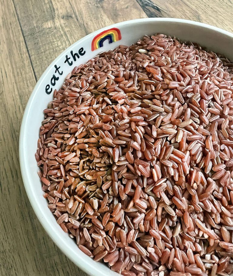 Instant Pot Madagascar Pink Rice Recipe - Plant Based Instant Pot